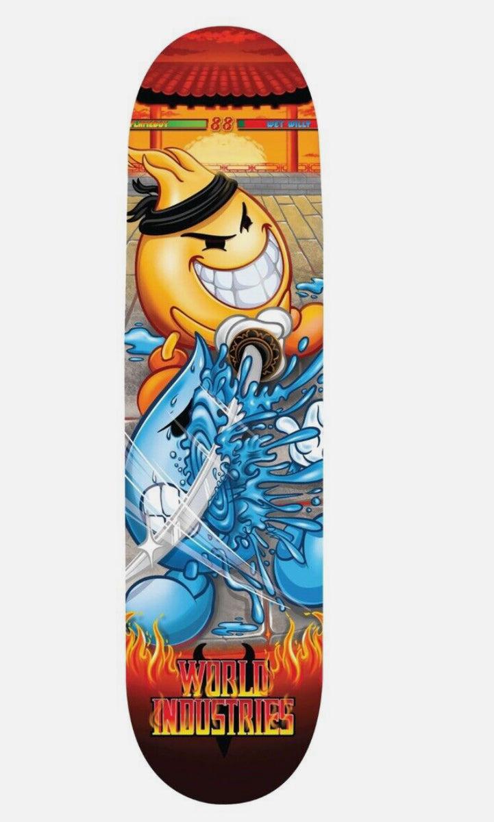 World Industries Flame Boy & Wet Willy Mortal Kombat 8.25 Skateboard D ...
